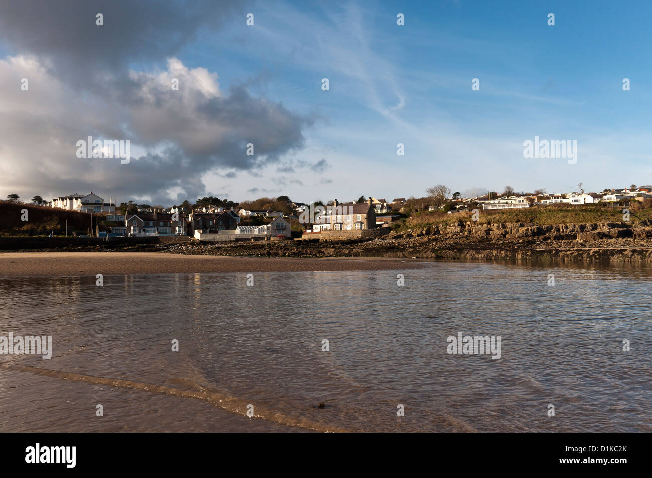 Benllech on Anglesey North Wales Stock Photo - Alamy