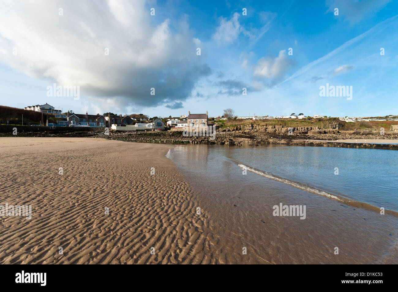 Benllech on Anglesey North Wales Stock Photo - Alamy