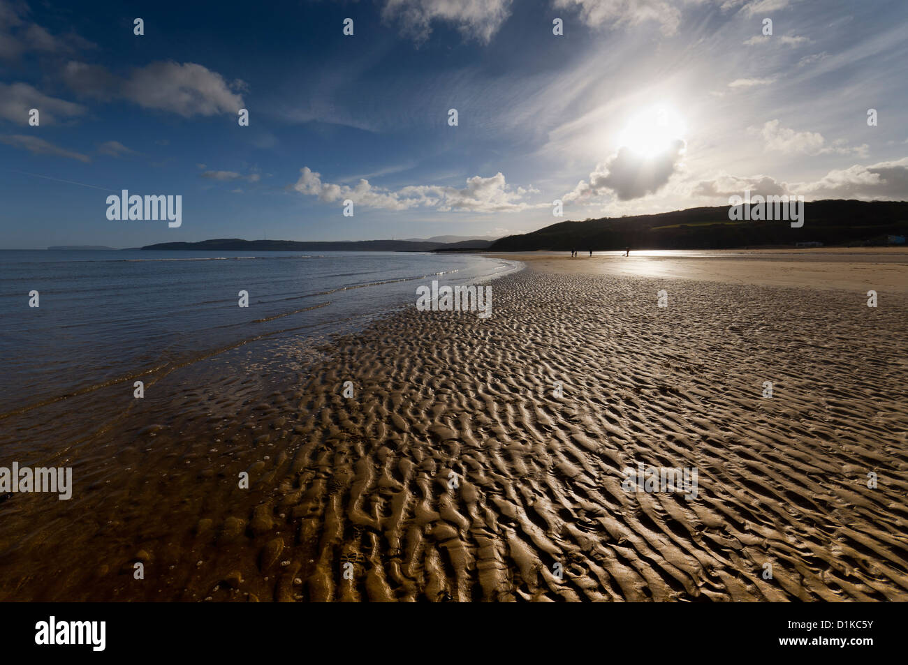 Benllech on Anglesey North Wales Stock Photo - Alamy