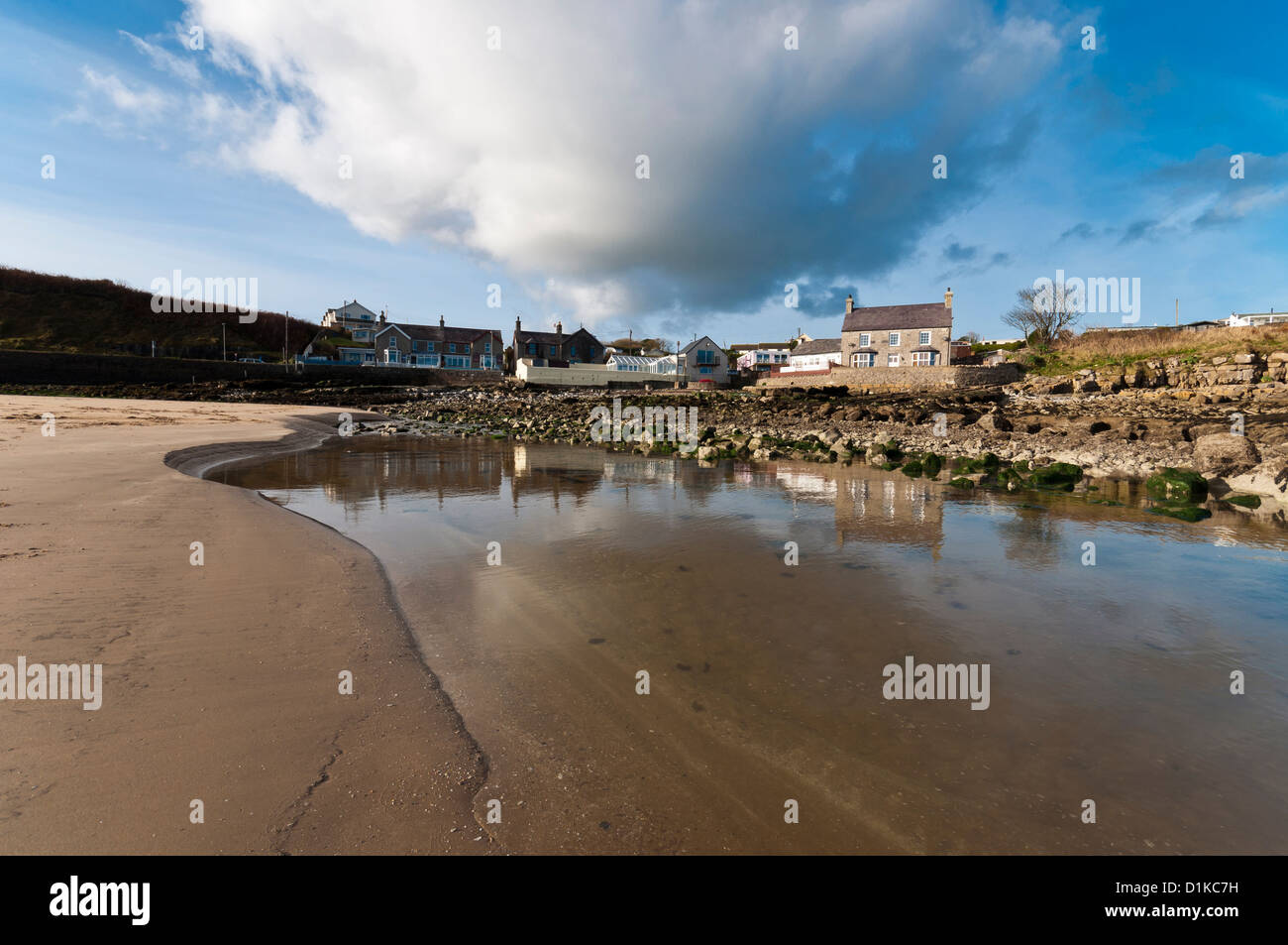 Benllech on Anglesey North Wales Stock Photo - Alamy