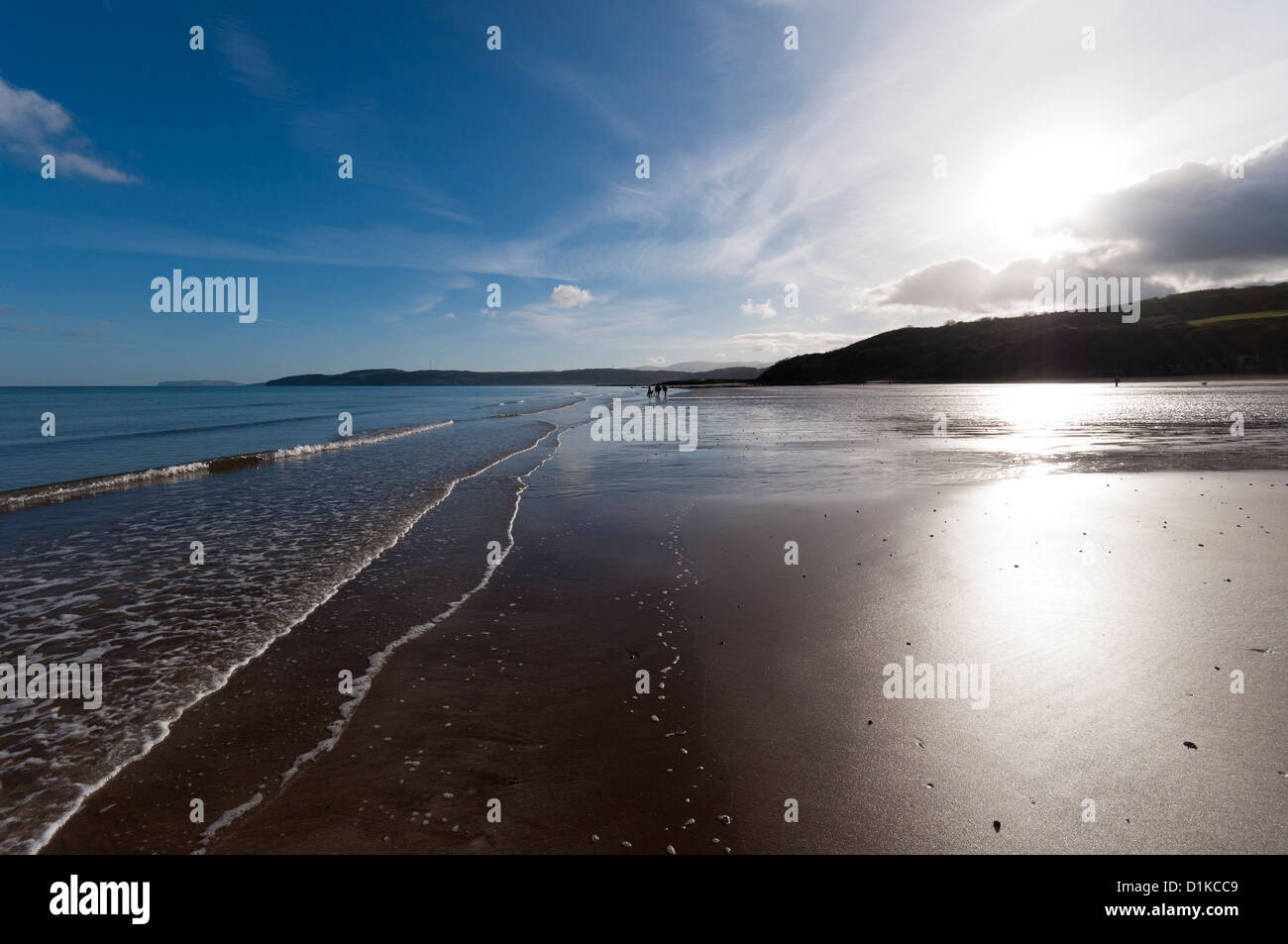 Benllech on Anglesey North Wales Stock Photo - Alamy
