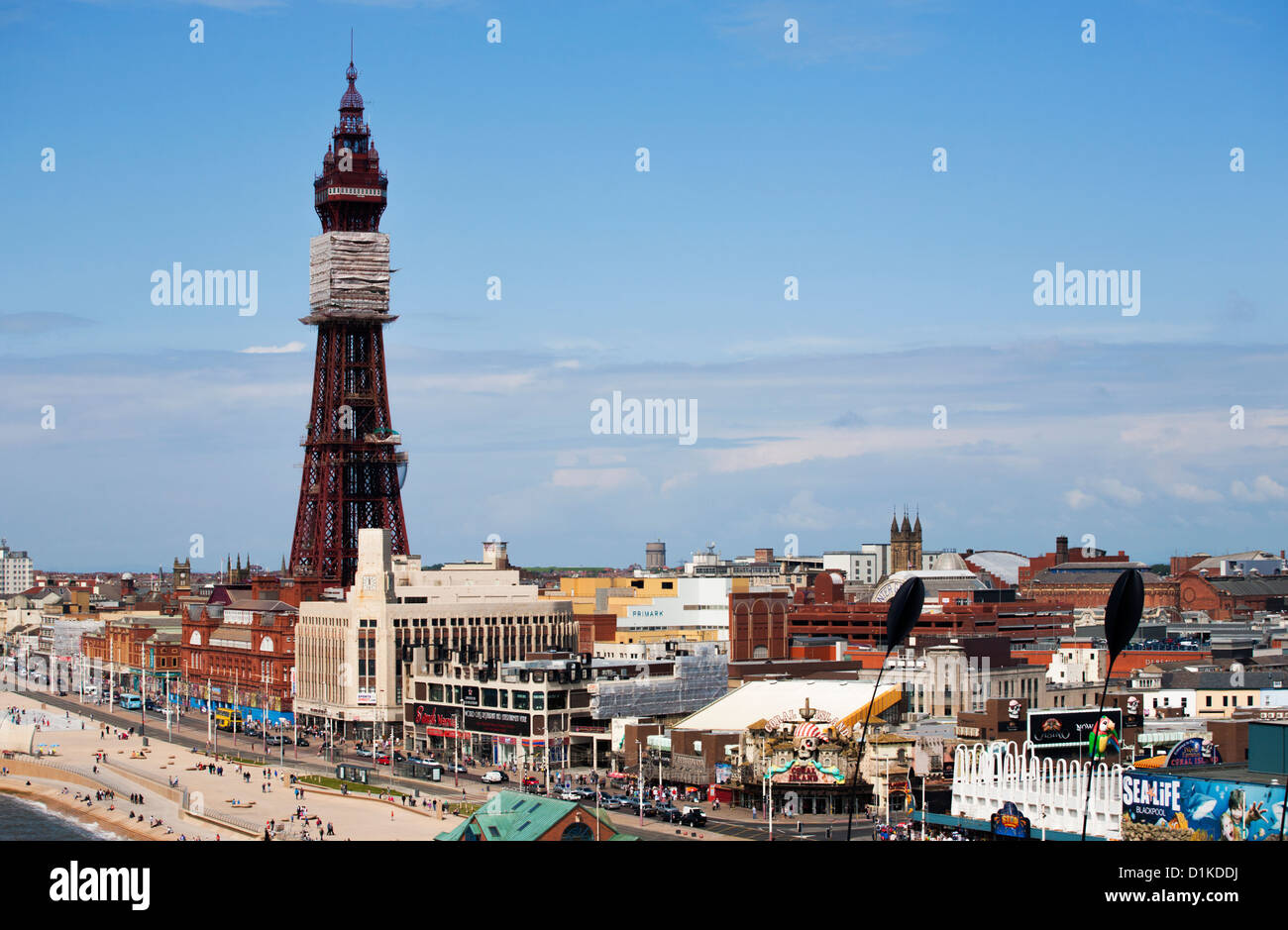 Blackpool aerial hi-res stock photography and images - Alamy