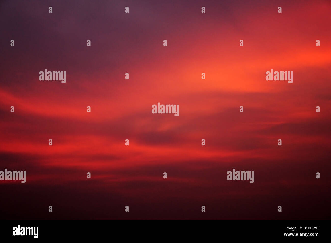 Burning sky, red in color Stock Photo - Alamy