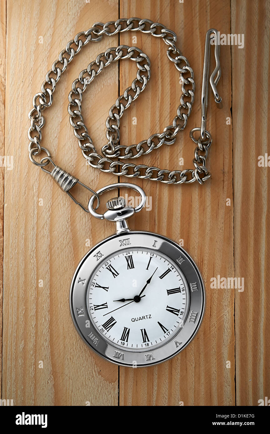Vintage Pocket Watch With Chain