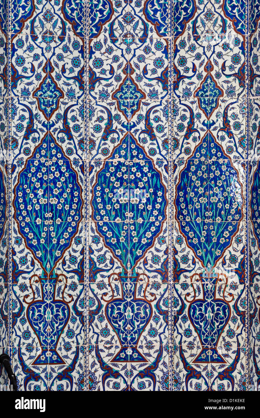 Rustem Pasha Mosque Istanbul Tiles High Resolution Stock Photography ...