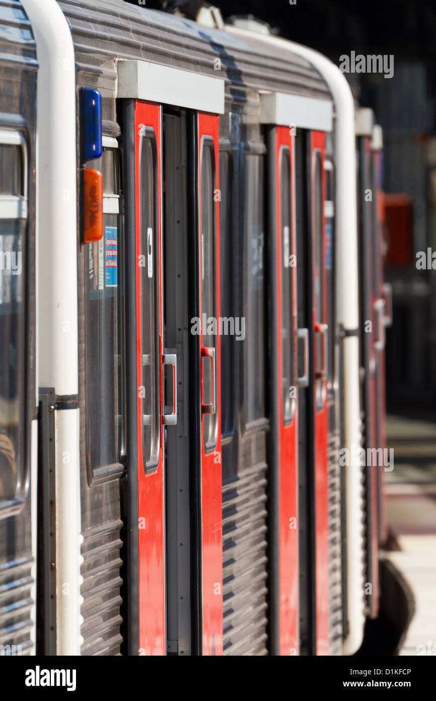 Subway Train in Hamburg, Germany Stock Photo - Alamy