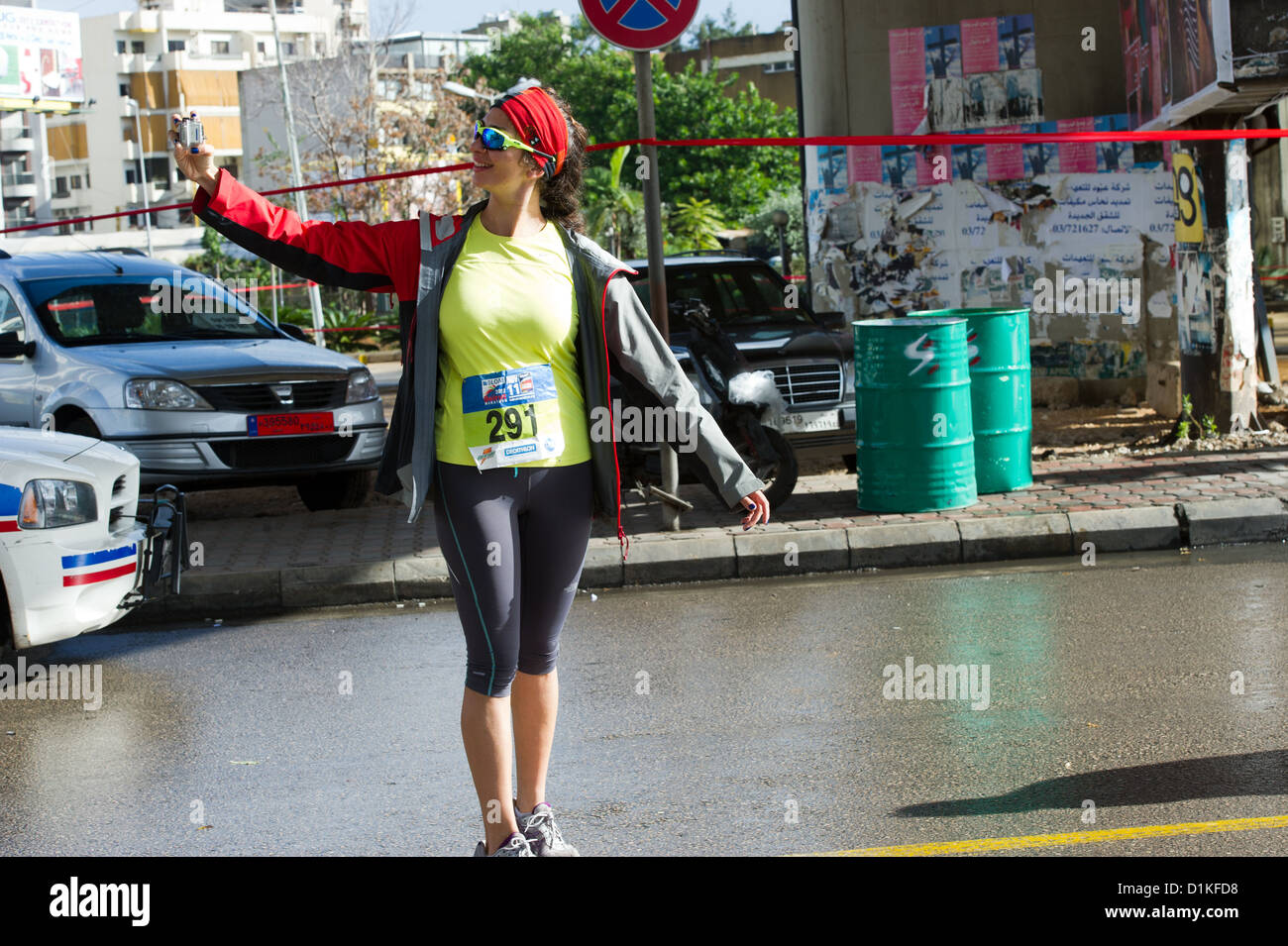 participant at Beirut Marathon lebanon Stock Photo - Alamy