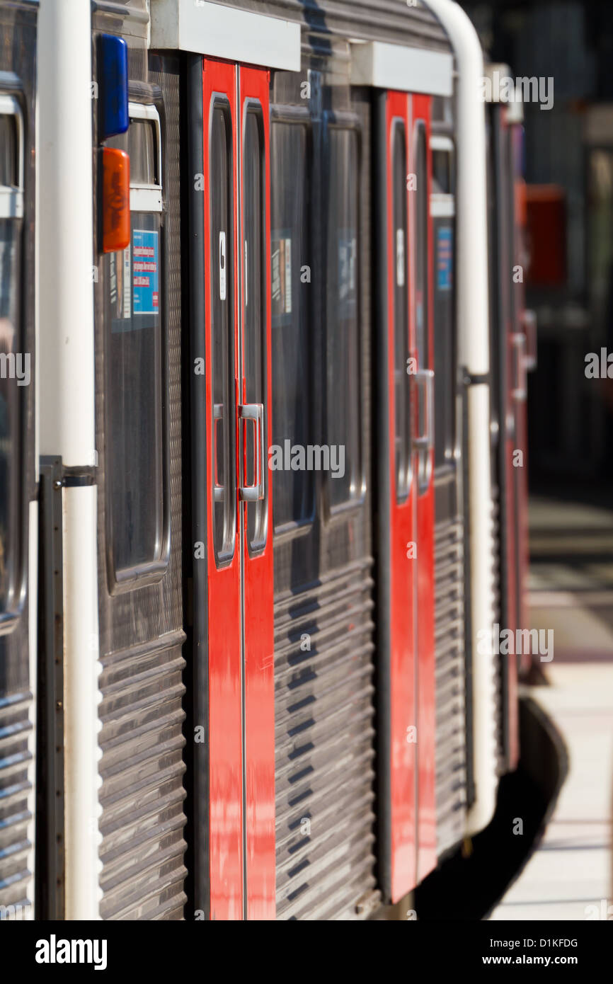Subway Train in Hamburg, Germany Stock Photo - Alamy
