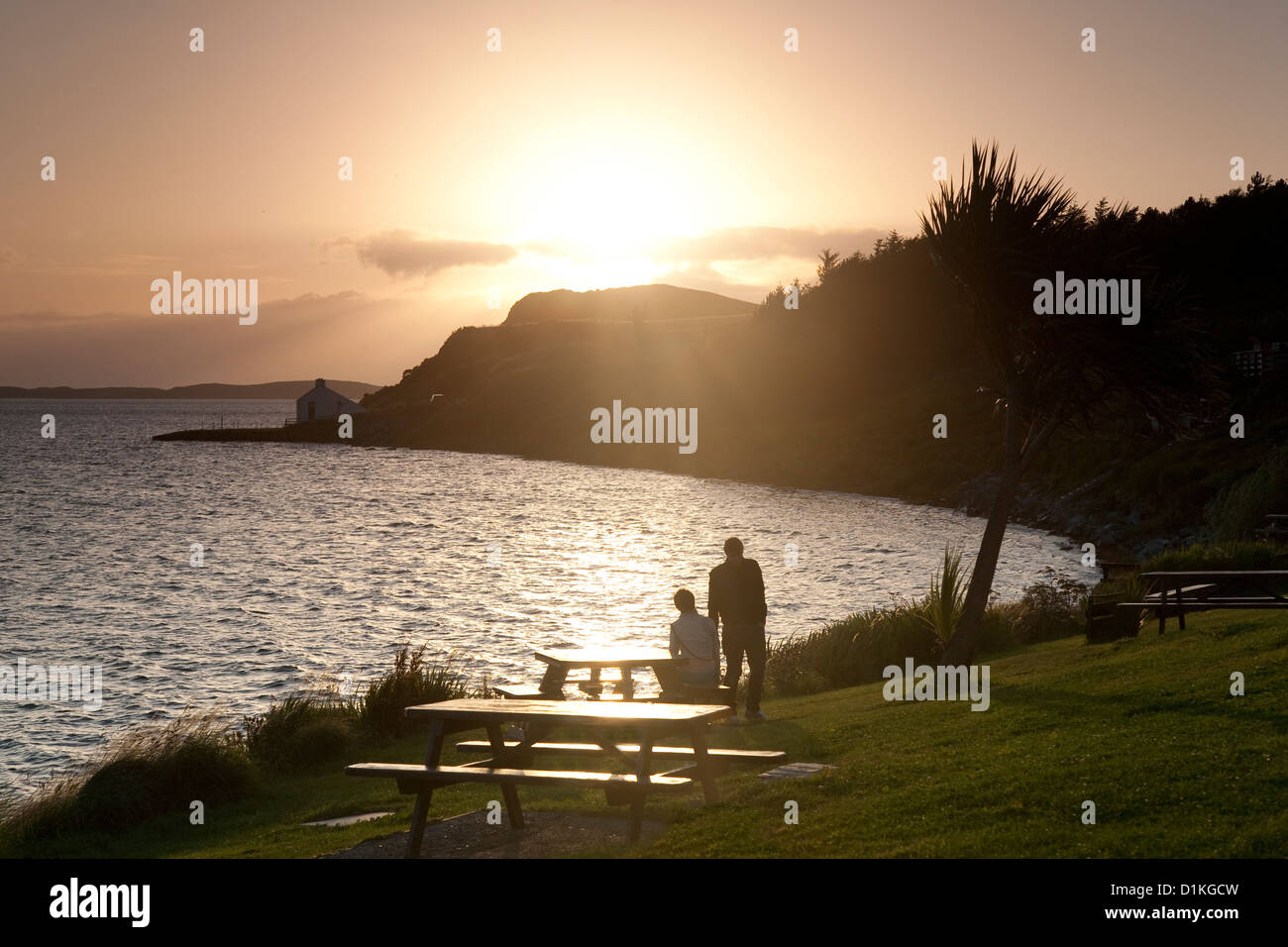 Sunset at Stein, Waternish, Isle of Skye, Scotland Stock Photo - Alamy