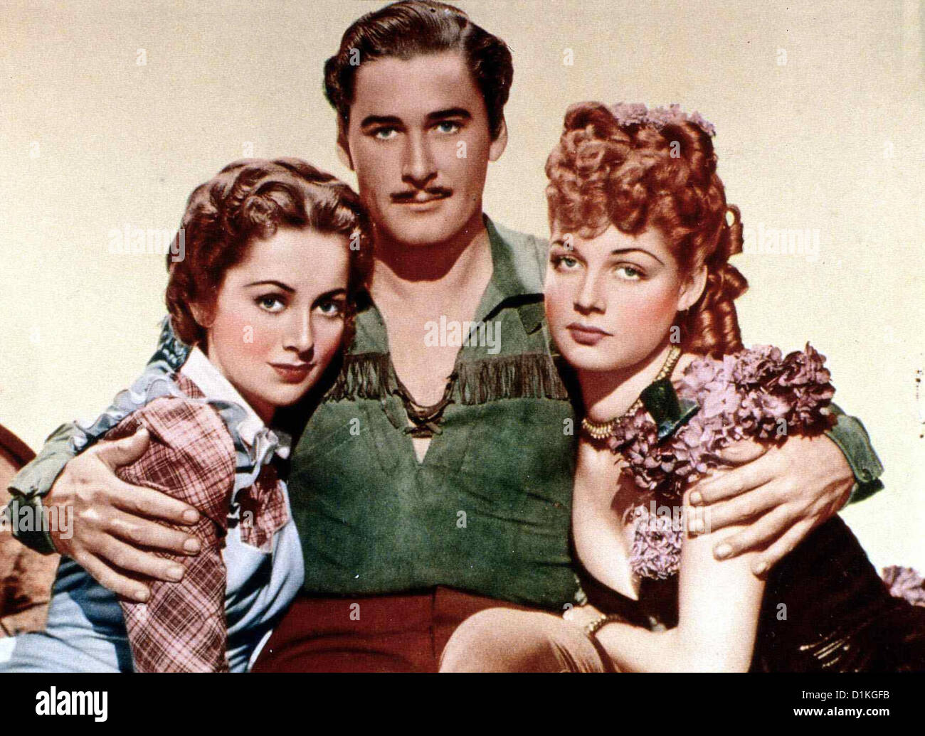 Herr Des Wilden Westen Dodge City Olivia de Havilland, Errol Flynn, Ann ...