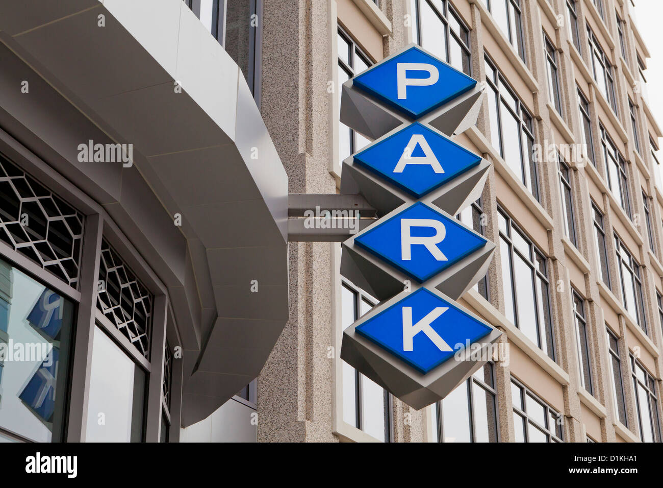 Parking garage sign - USA Stock Photo - Alamy
