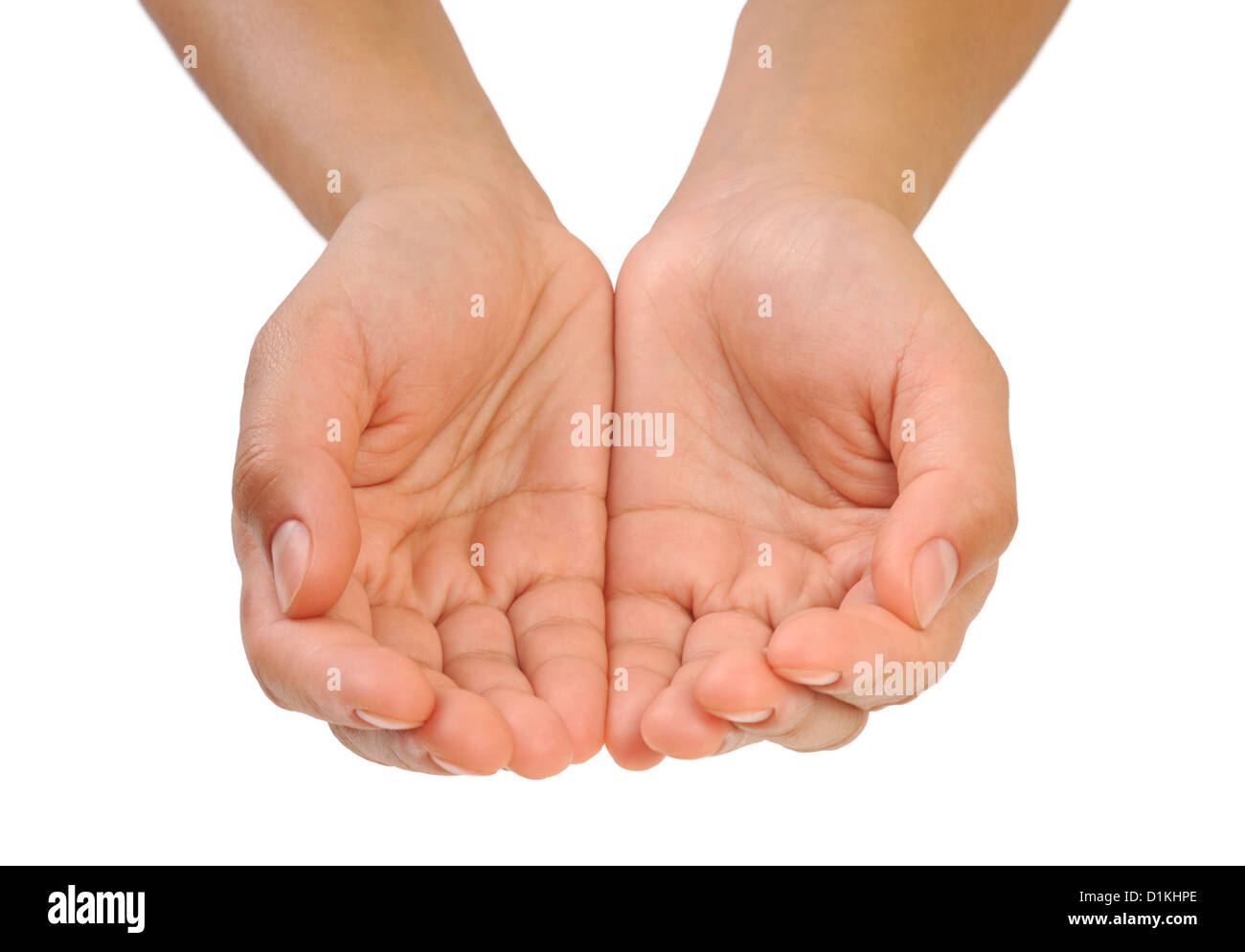 Cupped hands cut out hi-res stock photography and images - Alamy
