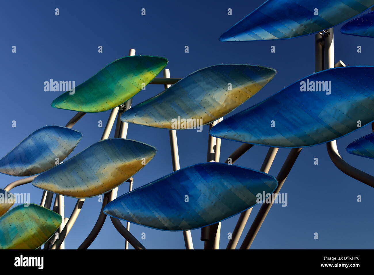 The Shoal sculpture, Stratford, London, United Kingdom Stock Photo - Alamy