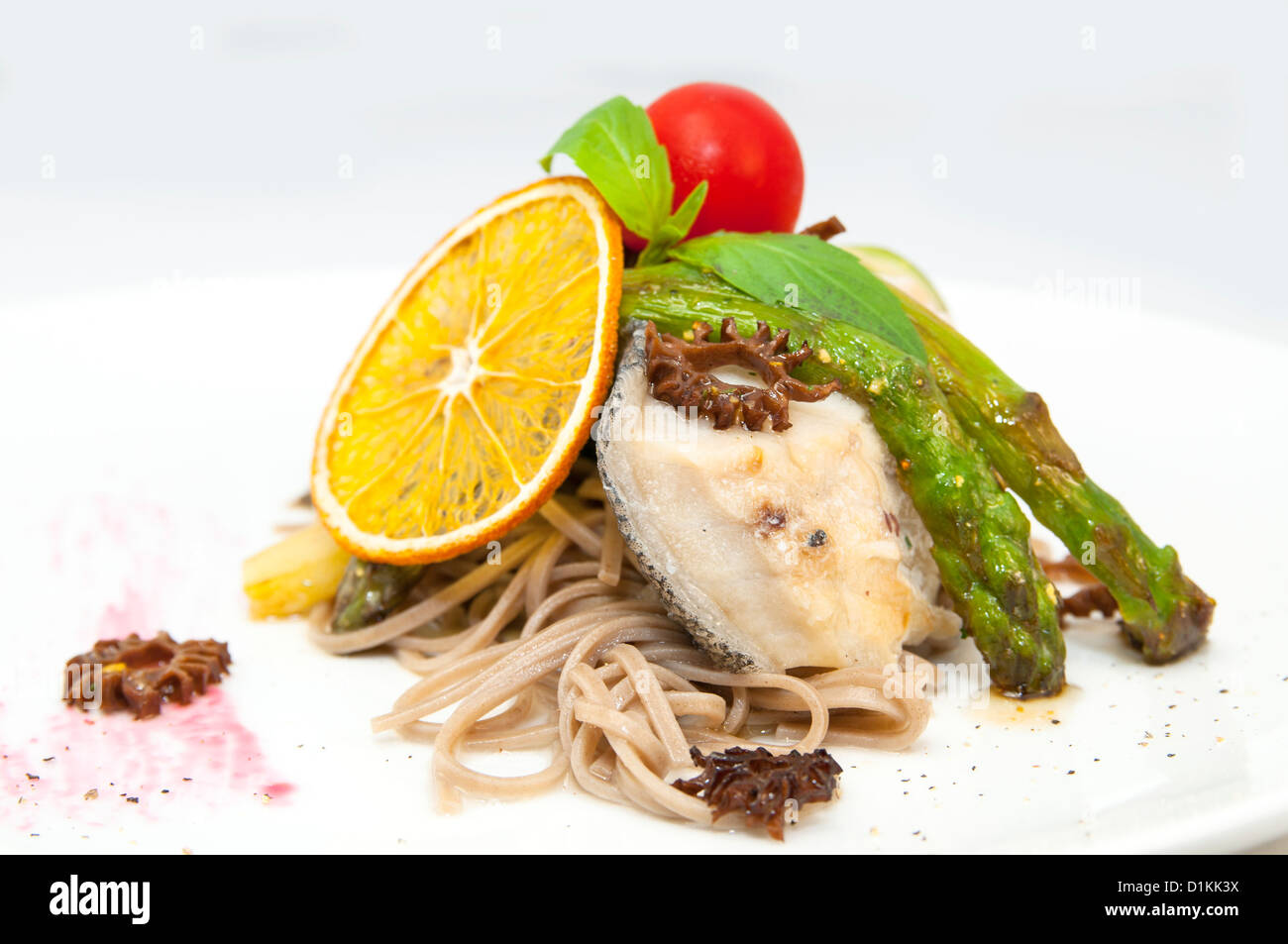baked fish fillets Stock Photo - Alamy