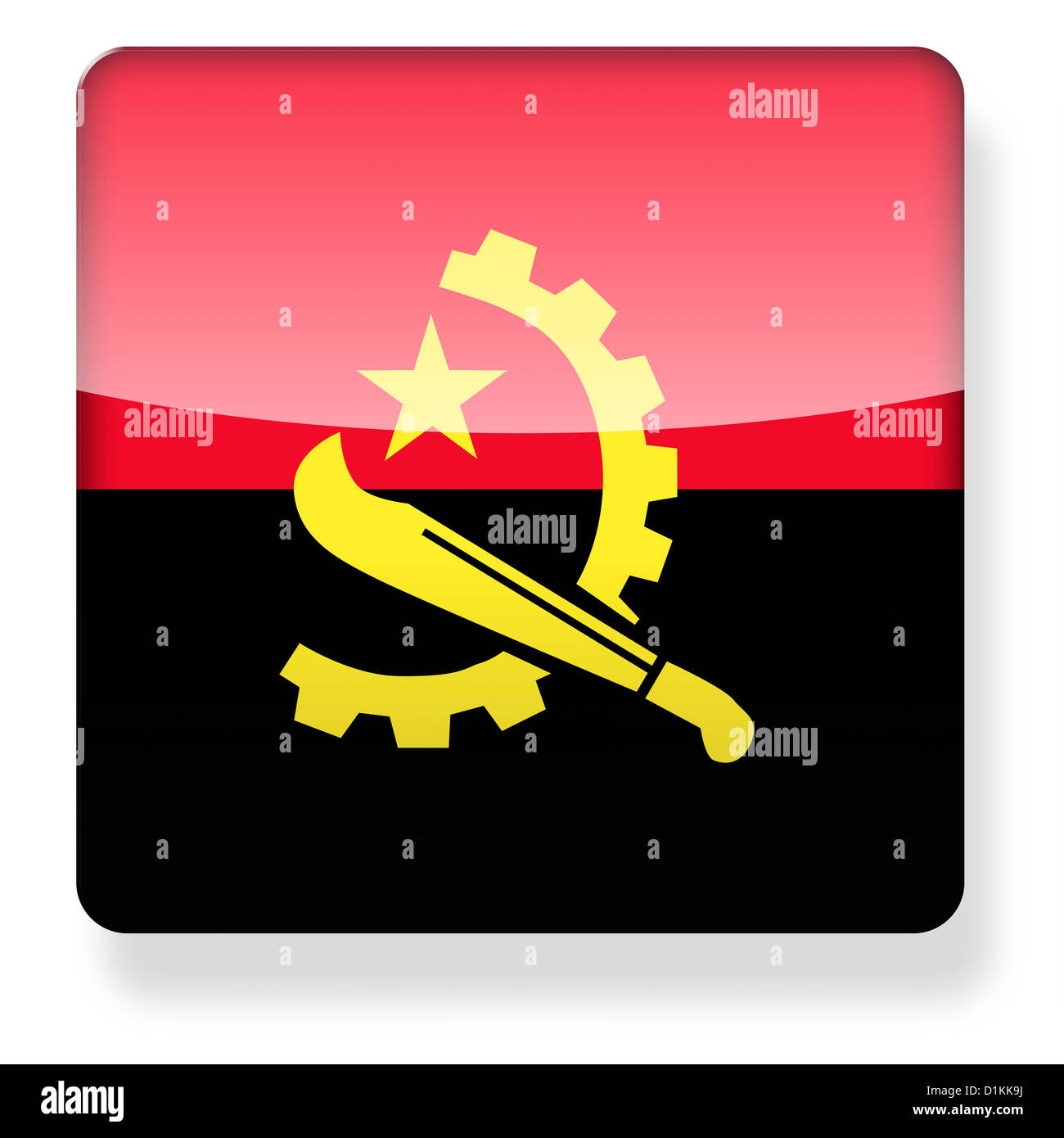 Angola flag hi-res stock photography and images - Alamy