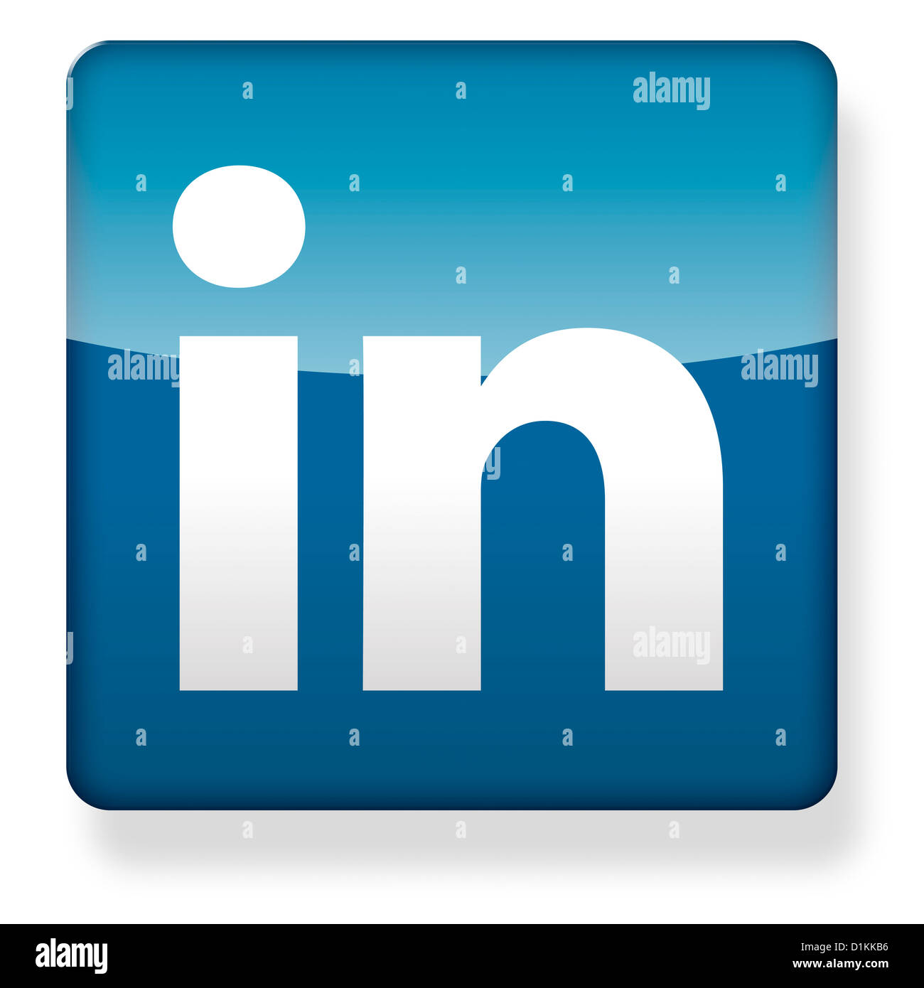 LinkedIn logo as an app icon Stock Photo - Alamy