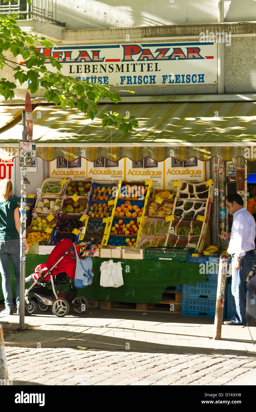 Market Stall in Hamburg Altona, Germany Stock Photo - Alamy