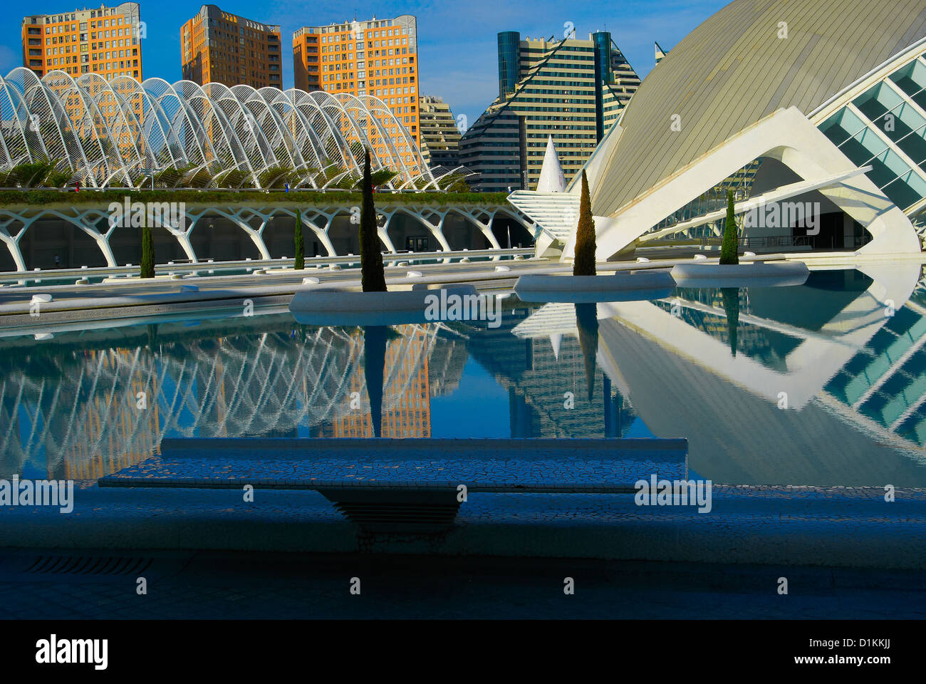 Modern buildings with lace fronts of city Valencia Spain Stock Photo ...