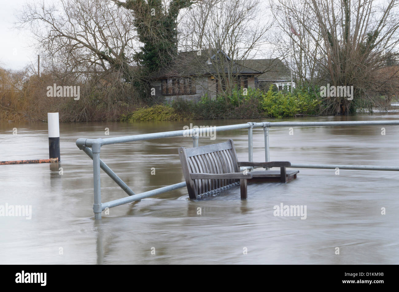 Thames Ditton, UK. 27th Dec, 2012. River Thames flooding at Thames ...