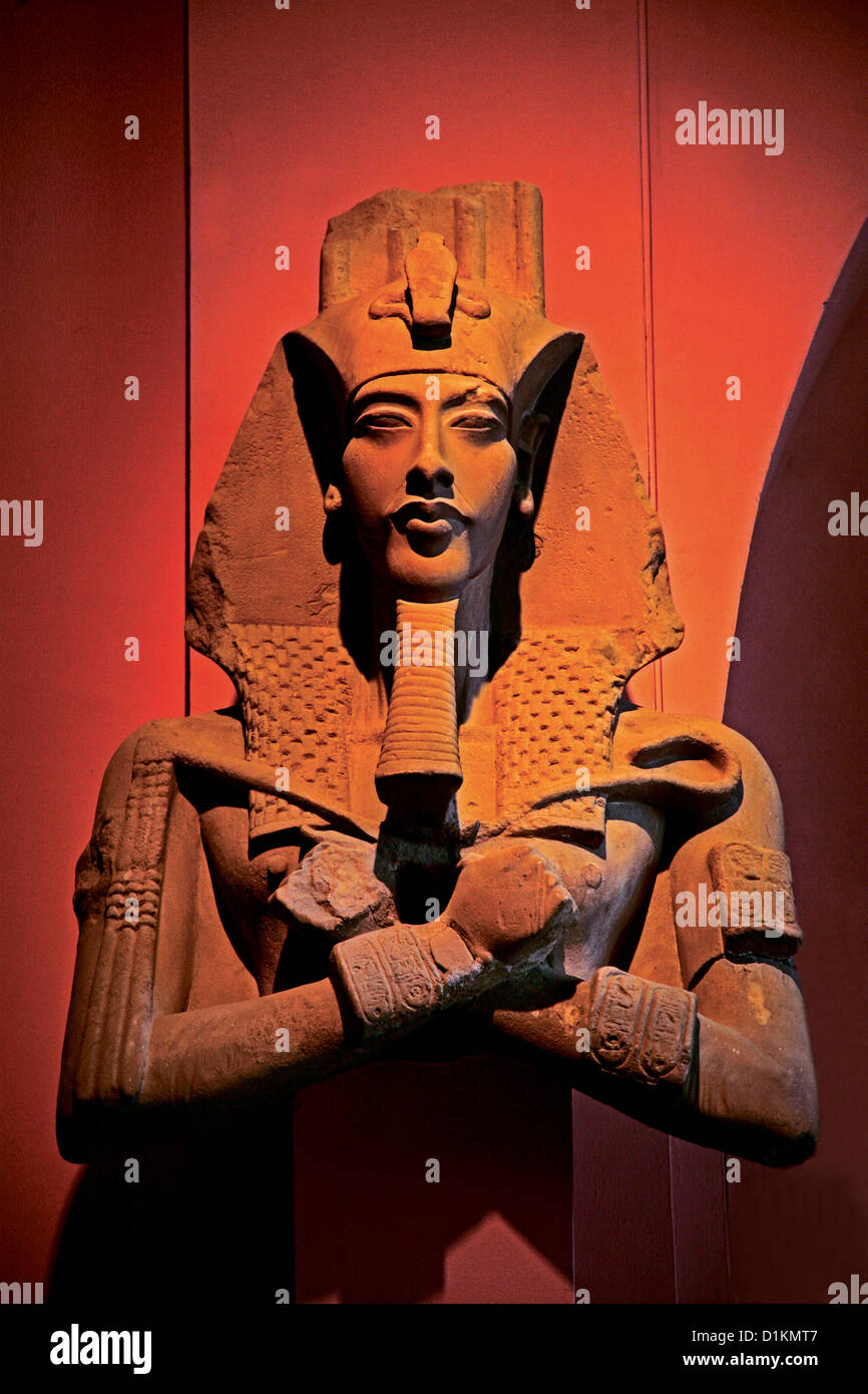 Egypt Cairo Egyptian Museum Akenaton Stock Photo - Alamy
