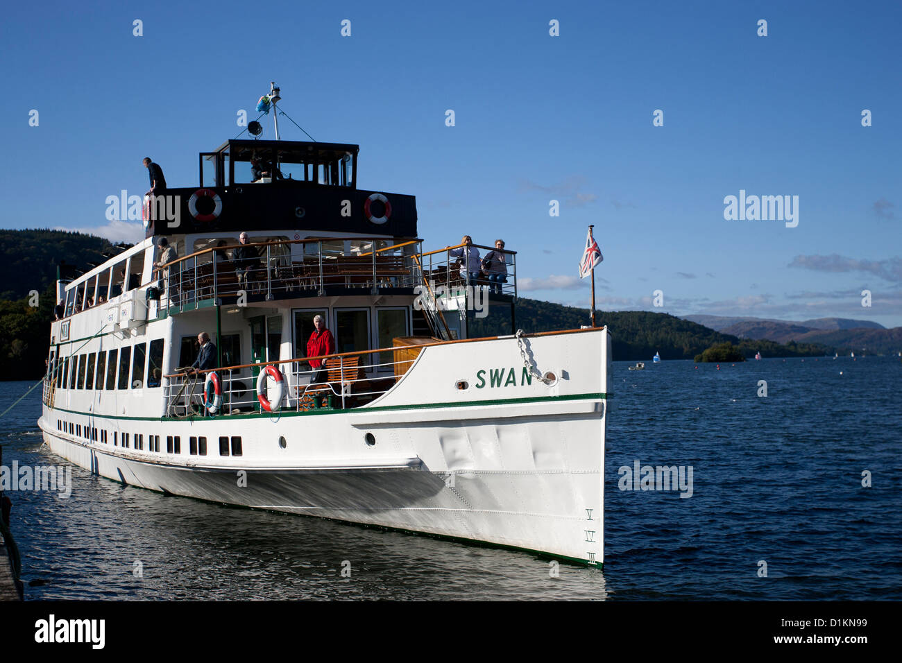 The MV Swan , originally steam , passenger ferry on Lake Windermere ...