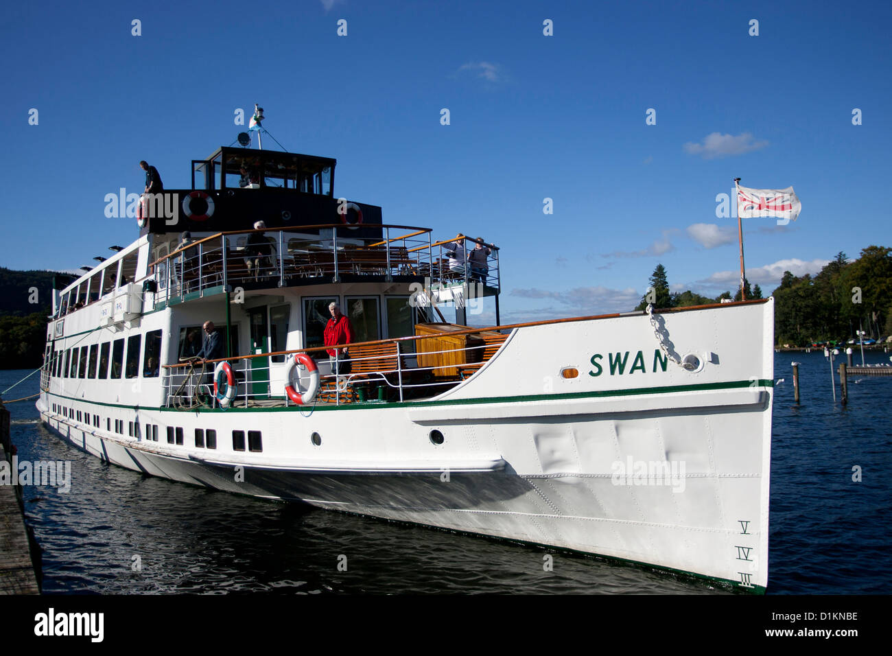 The MV Swan , originally steam , passenger ferry on Lake Windermere ...