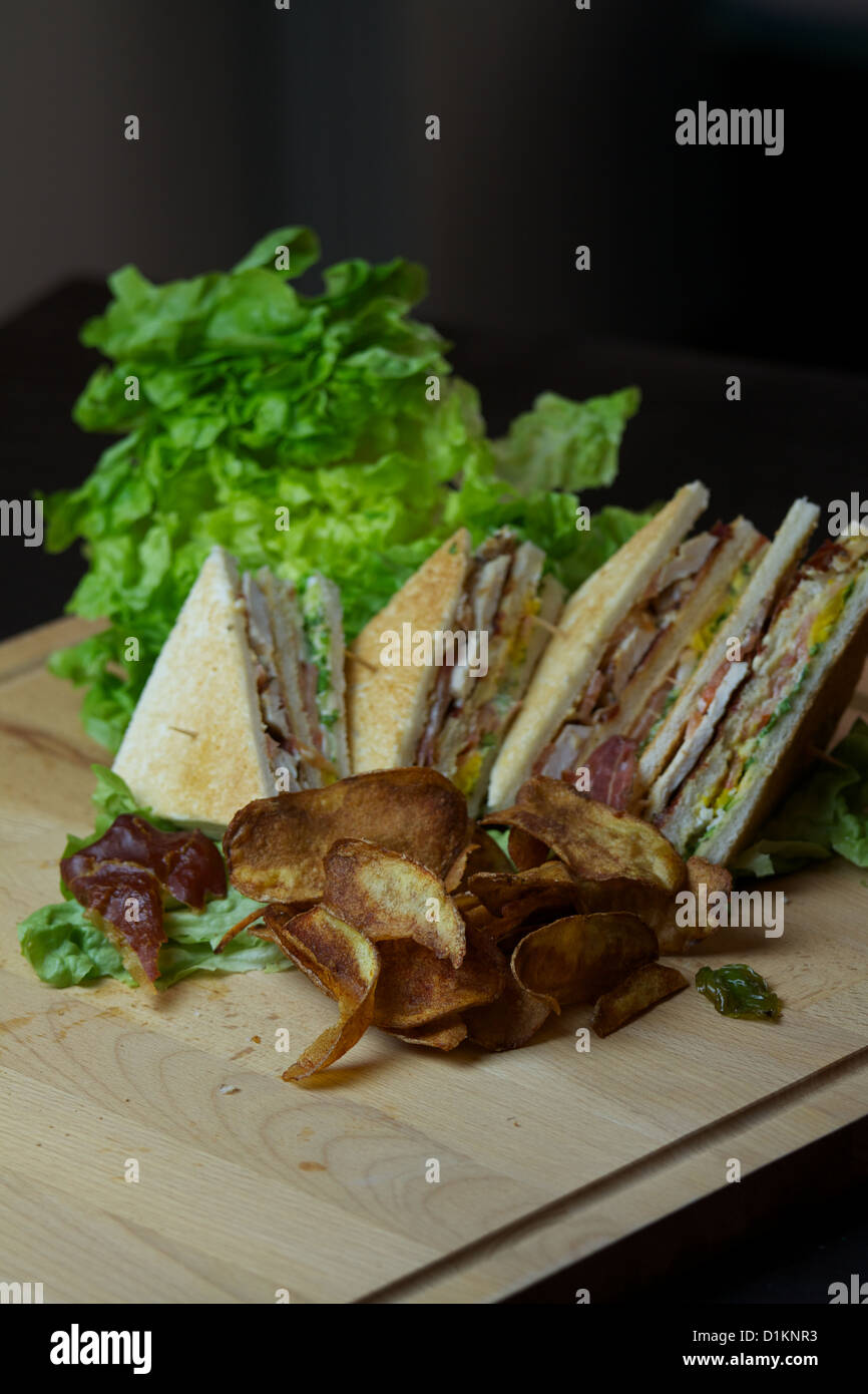 Club sandwich isolated hi-res stock photography and images - Alamy