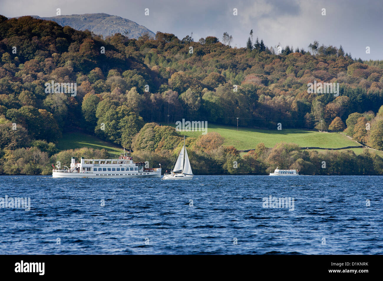The MV Swan , originally steam , passenger ferry on Lake Windermere ...
