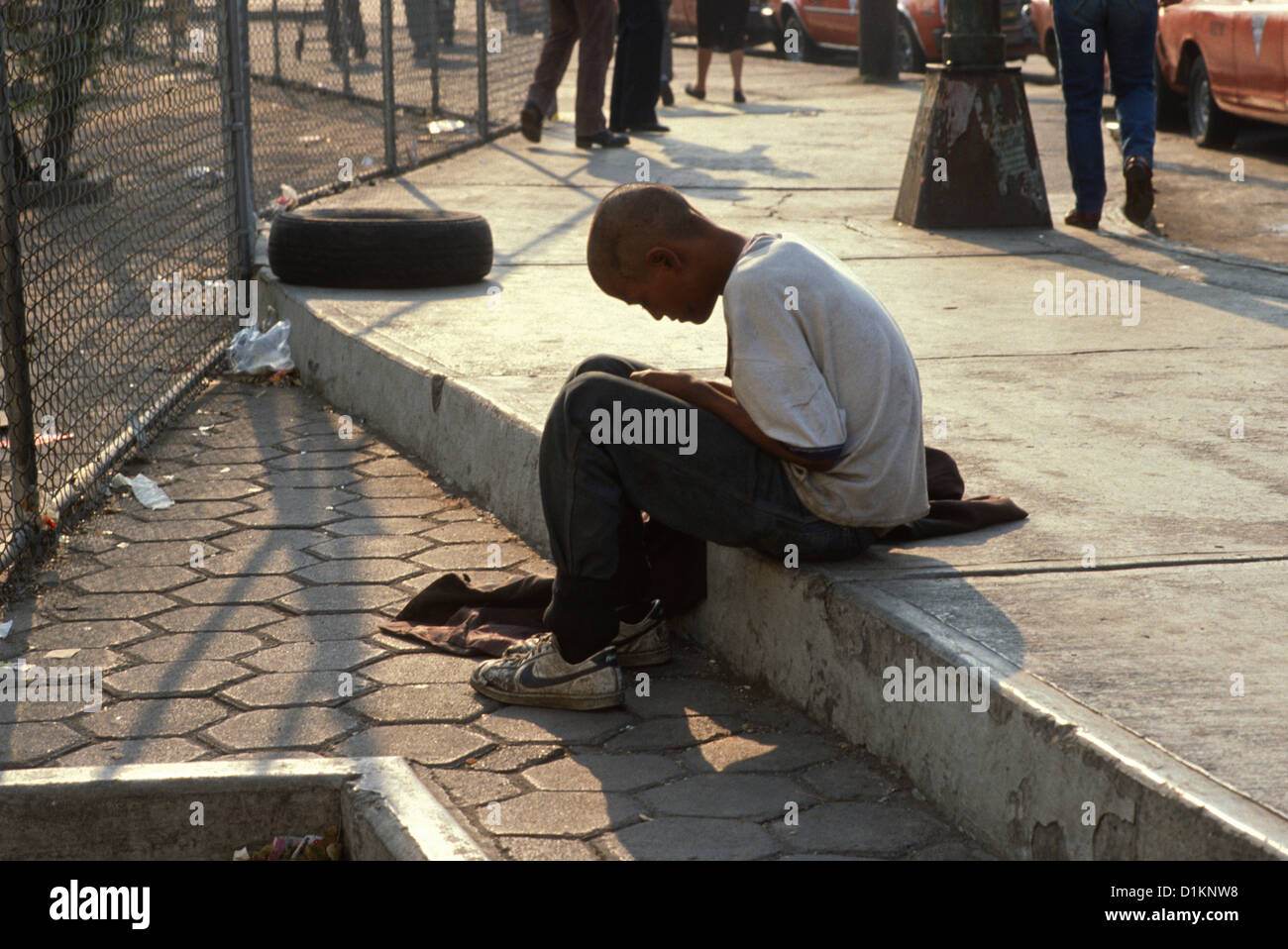 Homeless street children in Mexico City, Mexico Stock Photo - Alamy