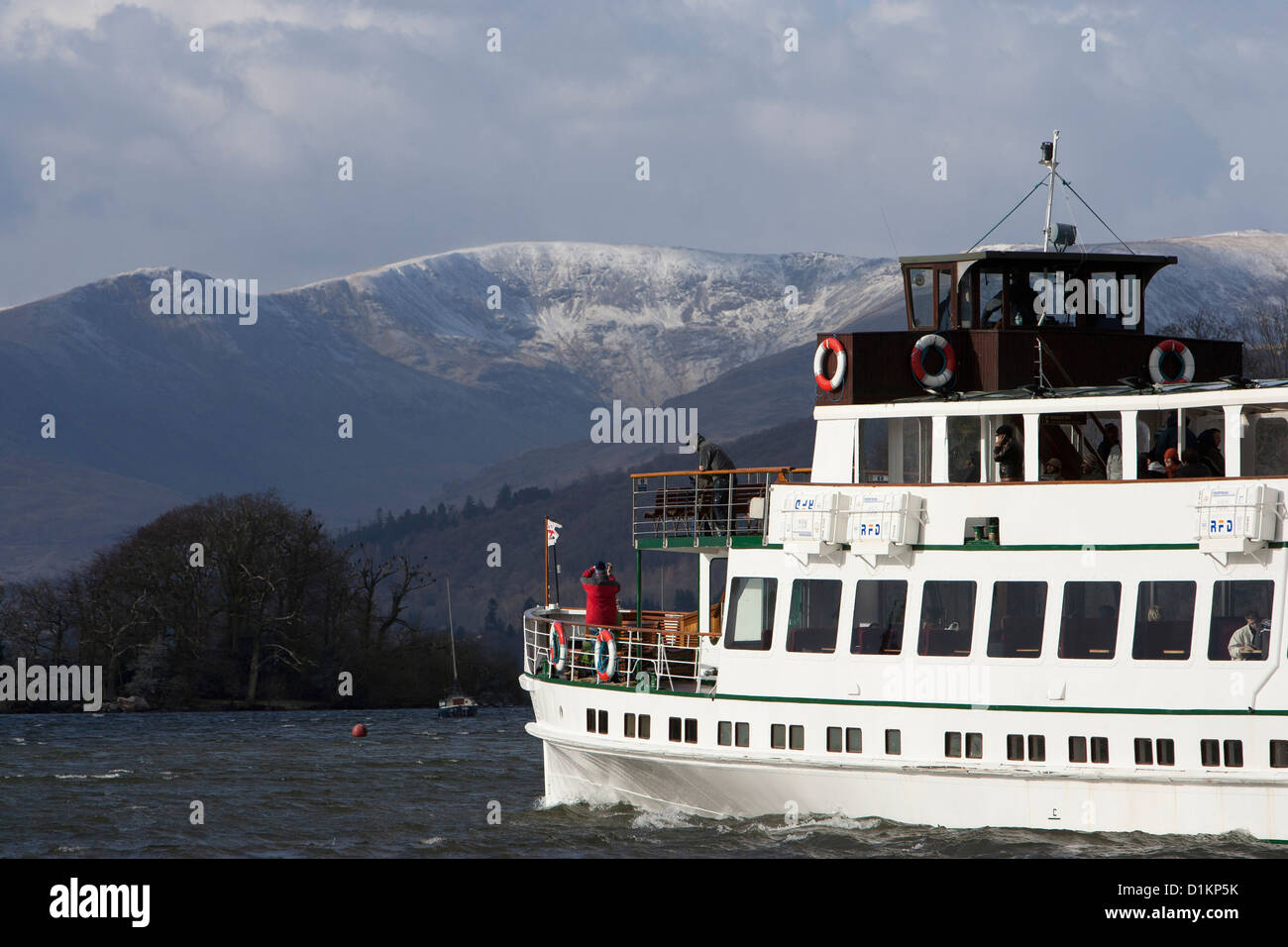 The MV Swan , originally steam , passenger ferry on Lake Windermere ...