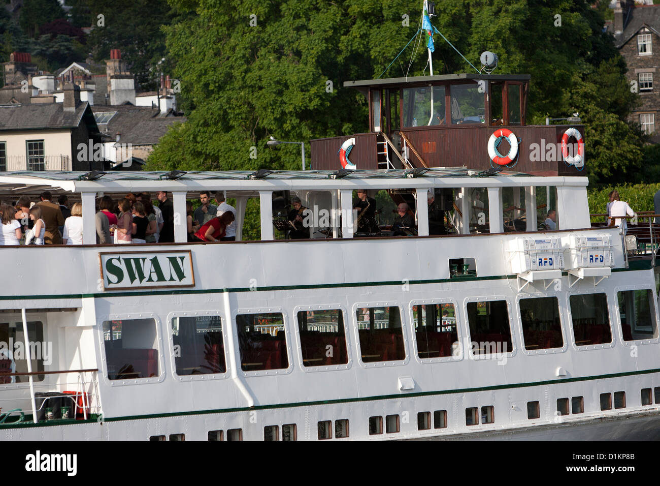 The MV Swan , originally steam , passenger ferry on Lake Windermere ...