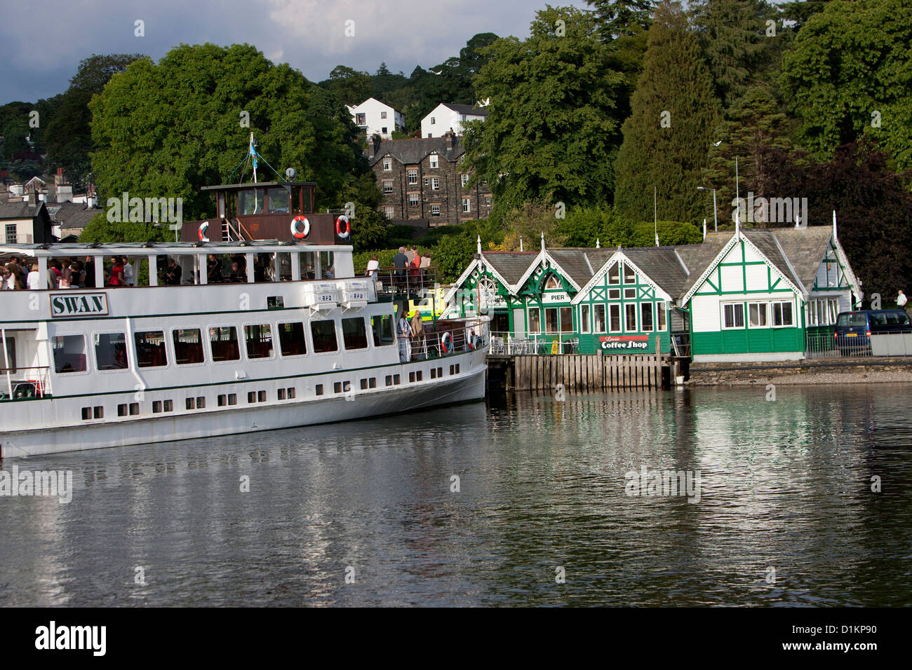The MV Swan , originally steam , passenger ferry on Lake Windermere ...