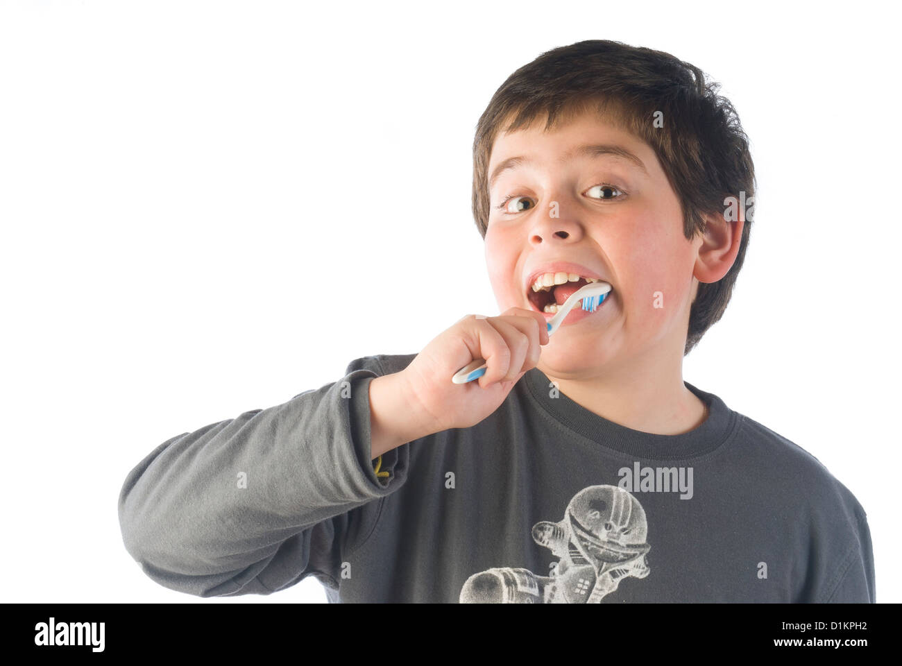 Kids Brushing Teeth At School