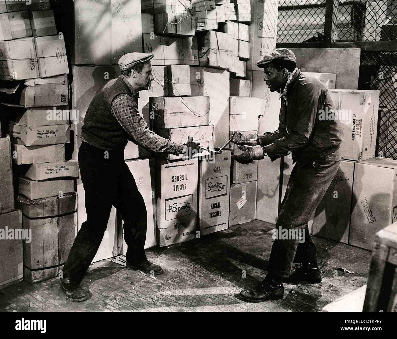 Ein Mann Besiegt Die Angst Edge City Jack Warden, Sidney Poitier ...