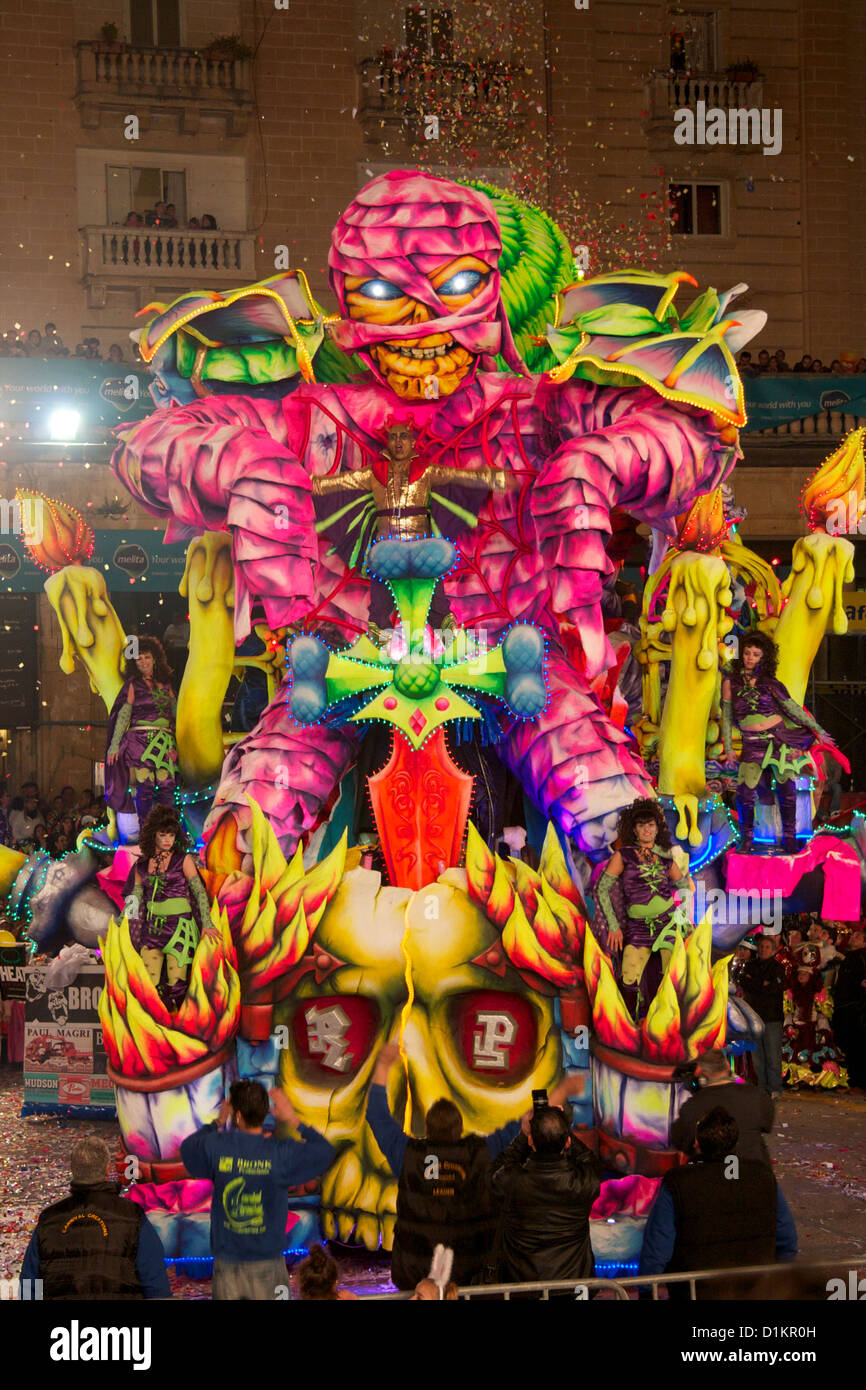 yearly Carnival celebrations take place in Valetta, Malta. (il-Karnival ...