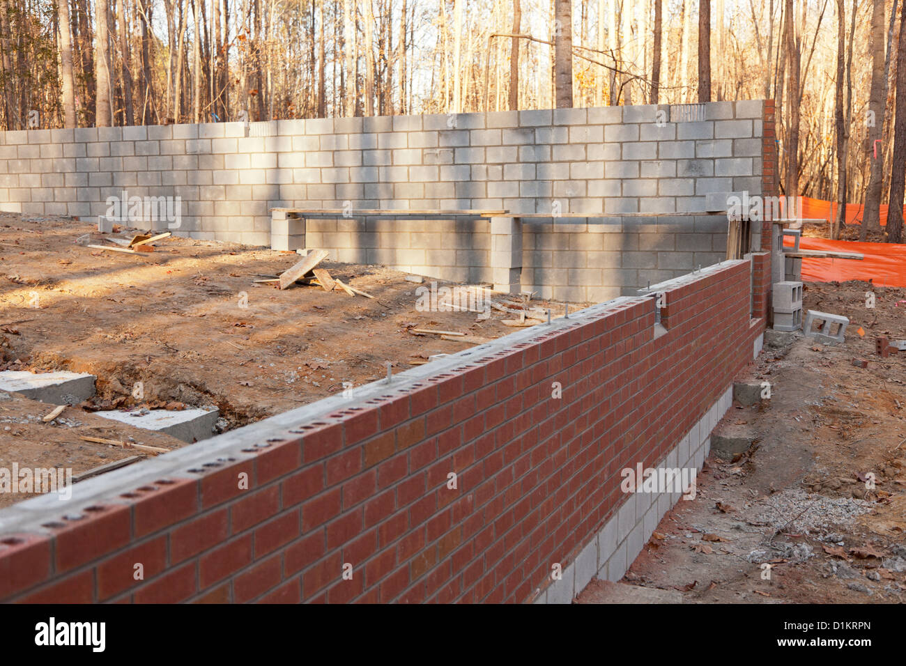 Constructing a brick wall hi-res stock photography and images - Alamy
