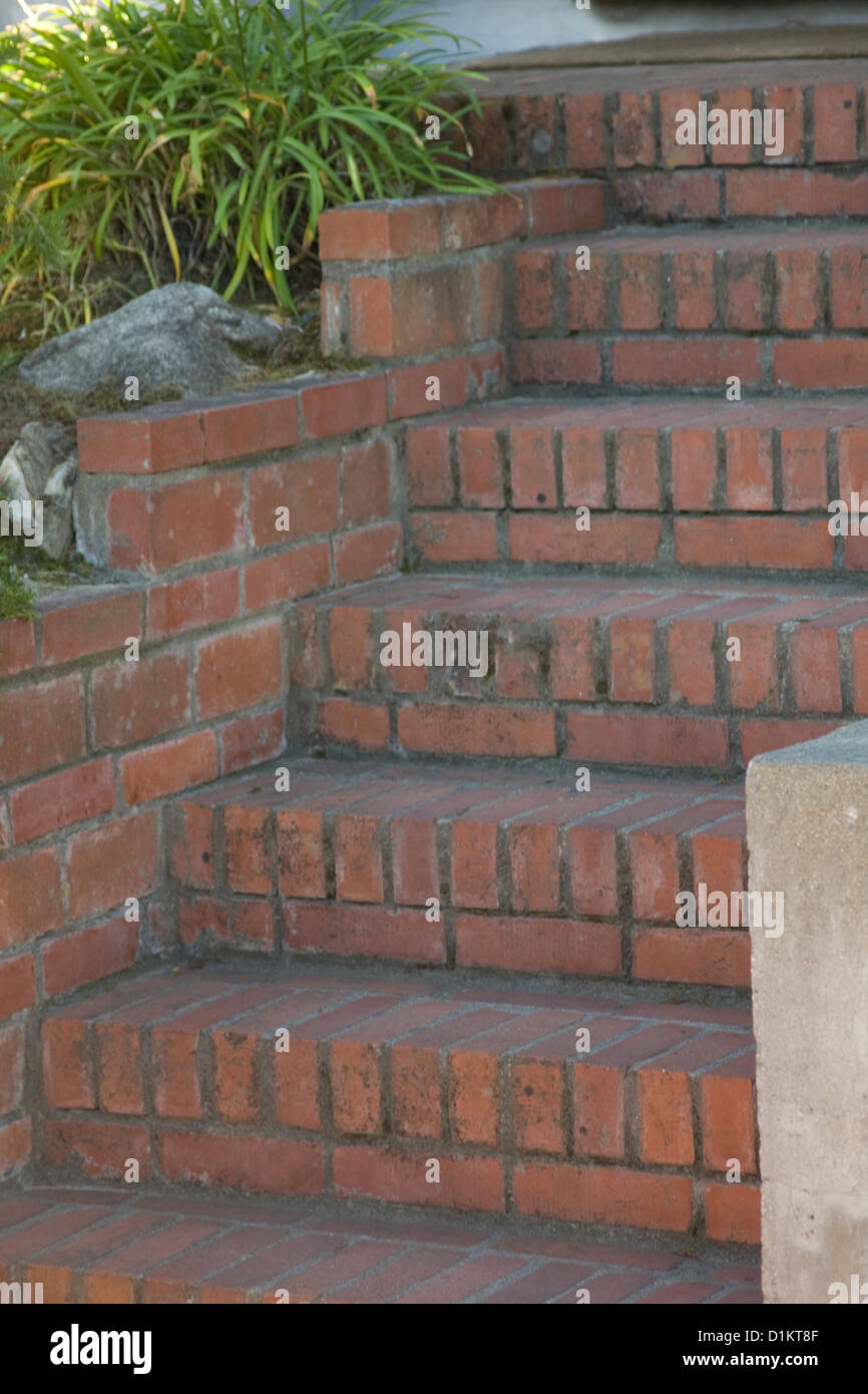 Brick steps hi-res stock photography and images - Alamy