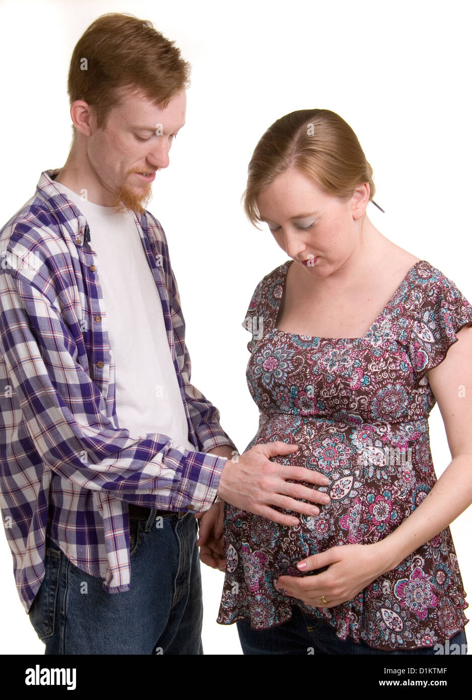 A young couple expecting their first child Stock Photo - Alamy