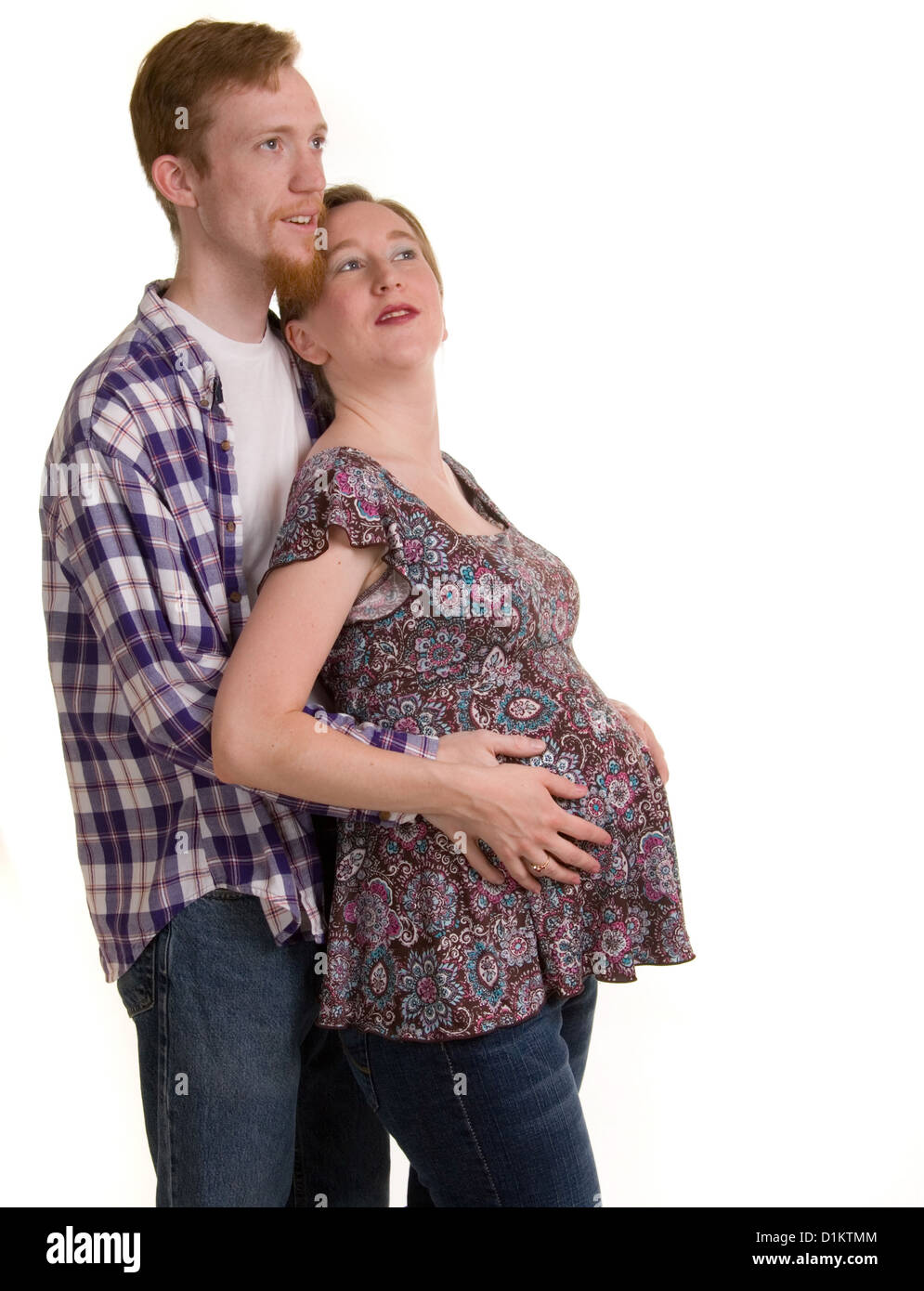 A young couple expecting their first child Stock Photo - Alamy