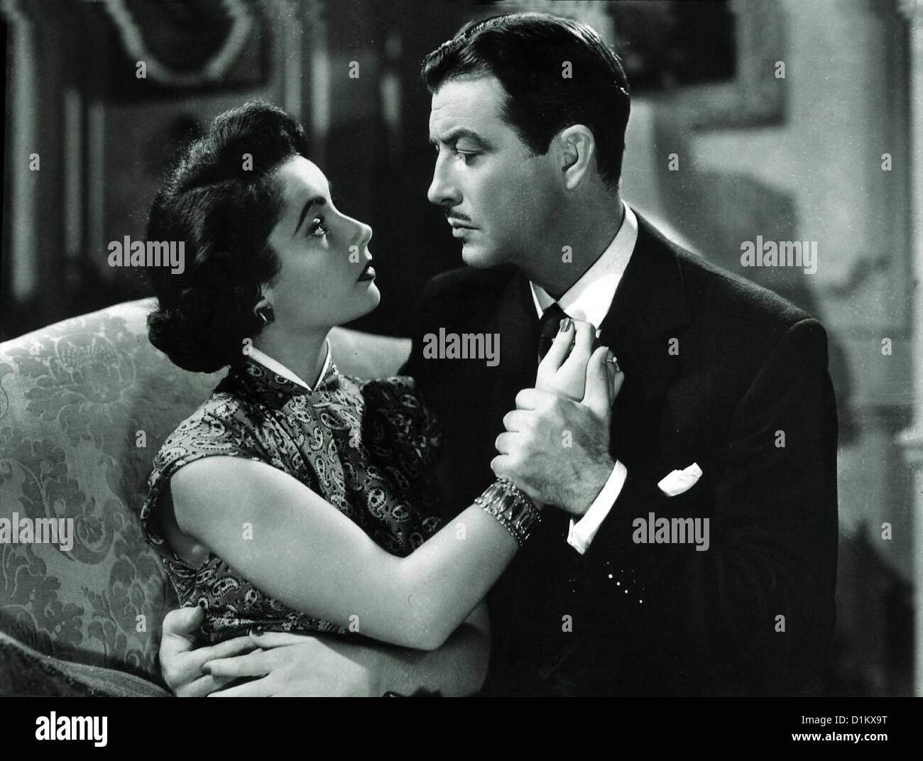 Robert Stack And Elizabeth Taylor