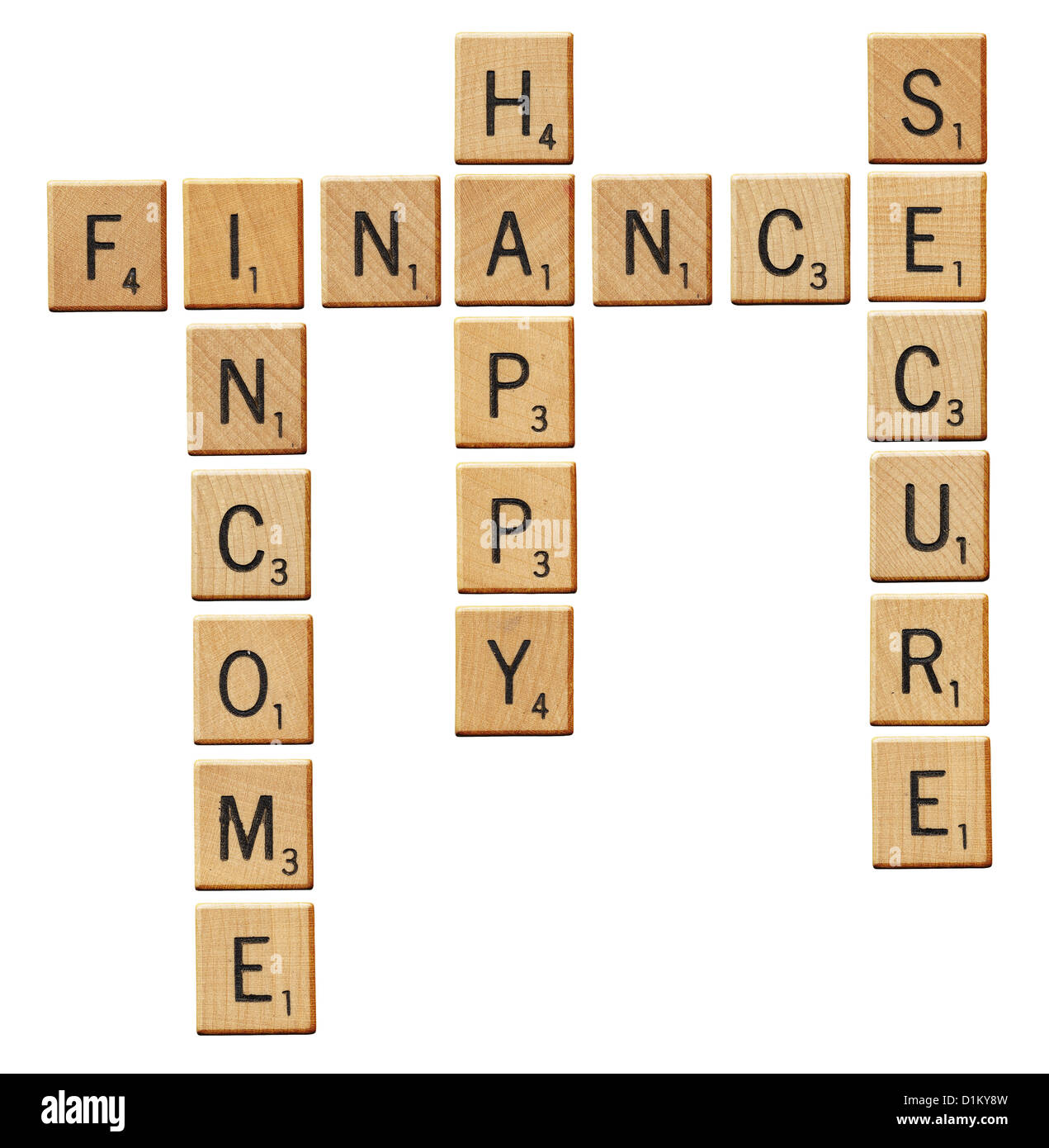 Scrabble blocks arranged to show meaningful combinations Stock Photo ...