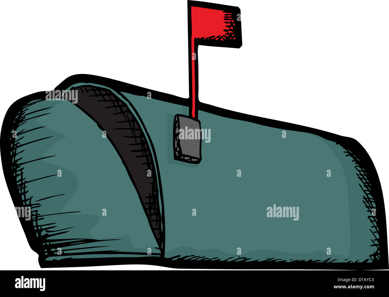 Open Mailbox Cartoon