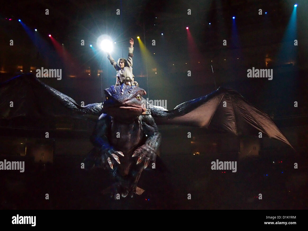 Dec 27, 2012 - San Jose, California, U.S. - Actors fly on an ...