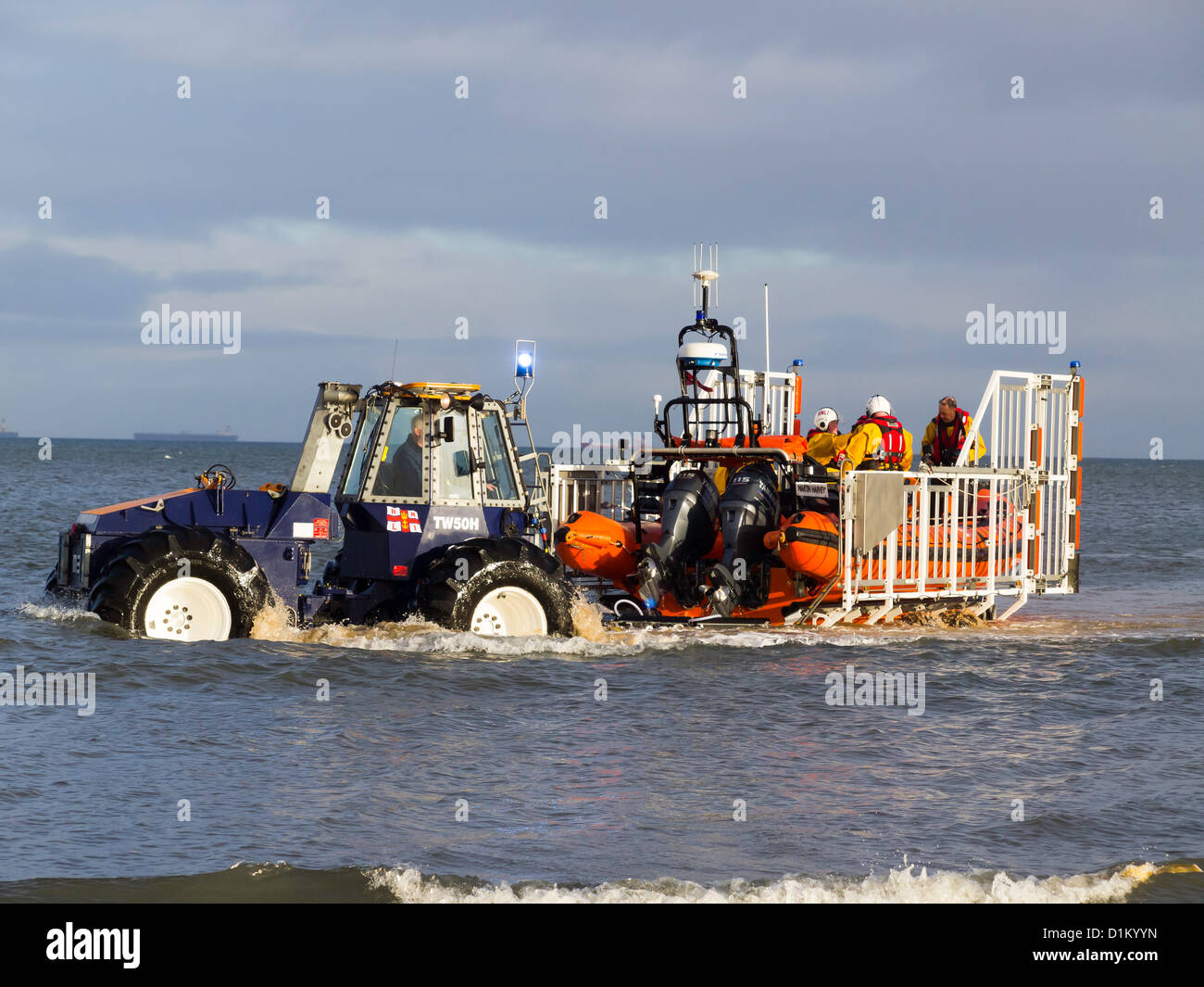 Redcar RNLI inshore lifeboat type IB1 named Martin Harvey being ...