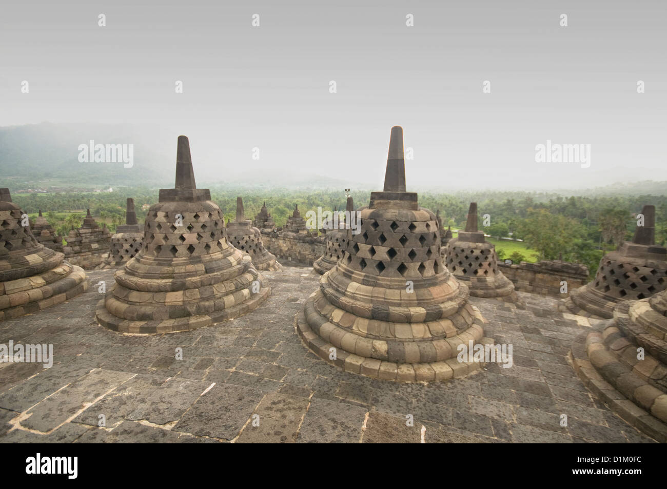 INDONESIA, Java, Borobudur, Borobudur Buddhist Temple (Sailendra ...