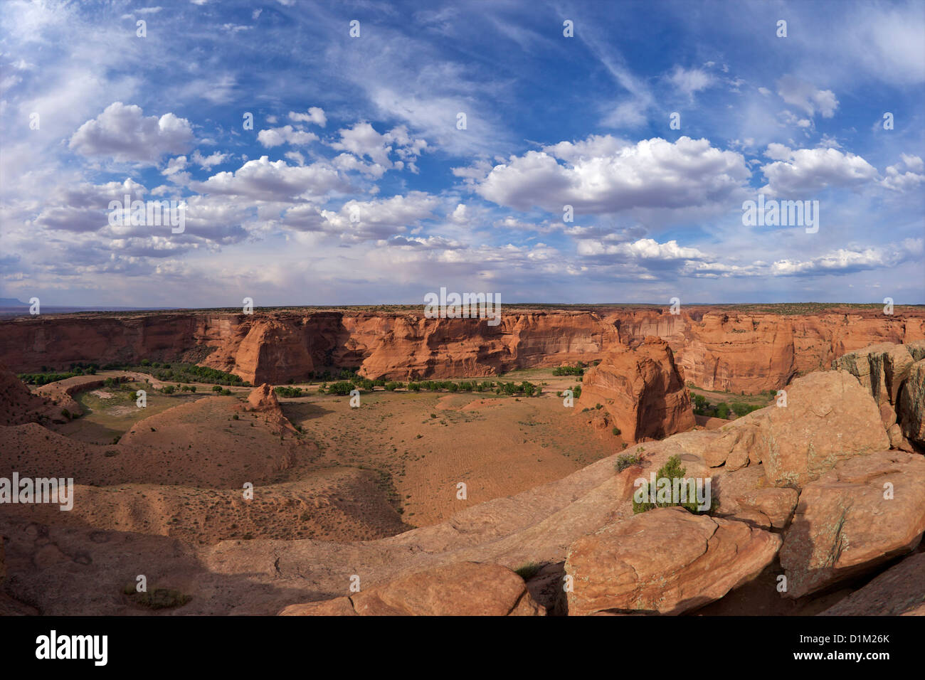 Junction Overlook, Canyon de Chelly National Monument, Arizona, USA ...