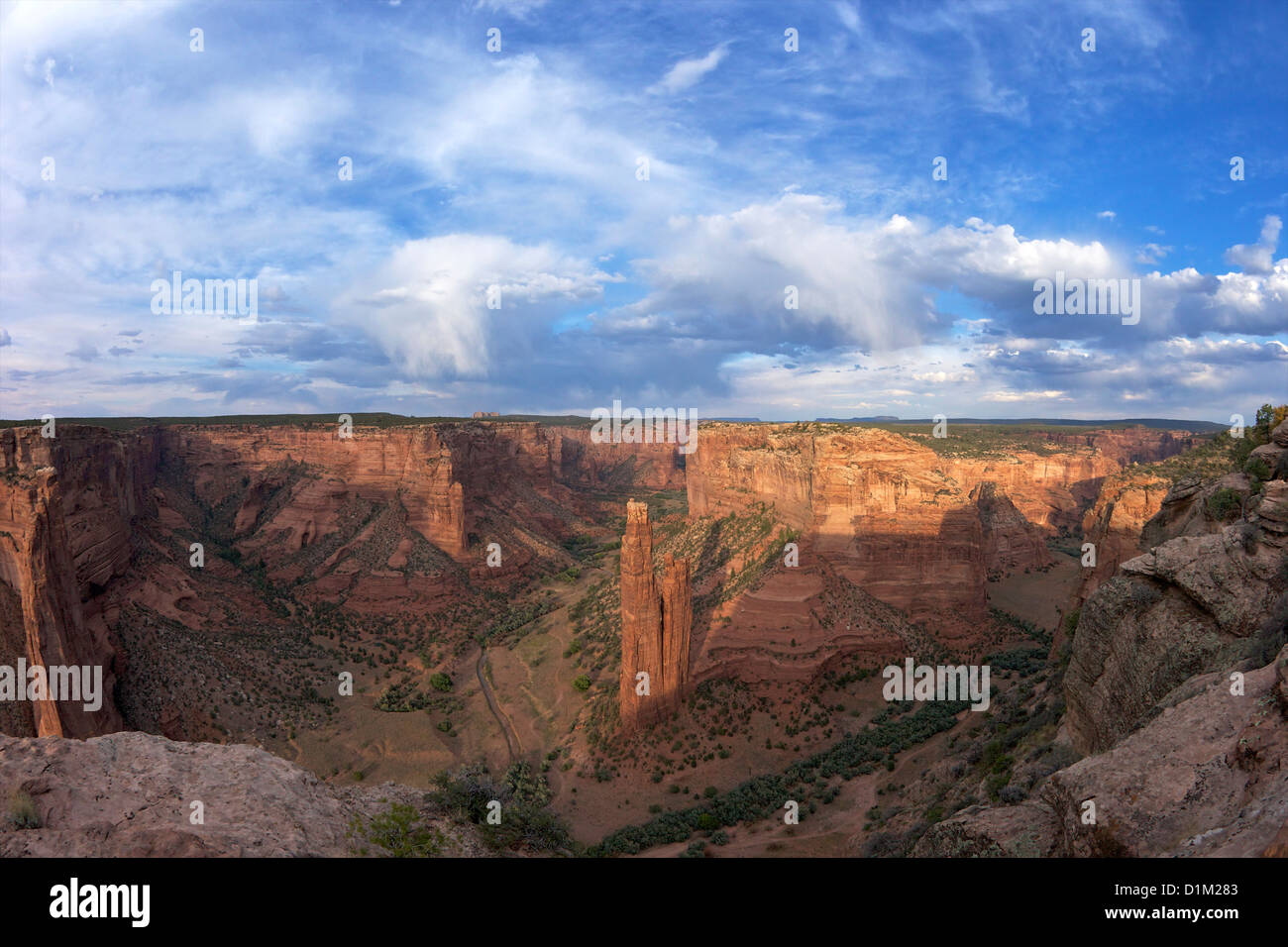 Spider Rock from Spider Rock Overlook, Canyon de Chelly National ...