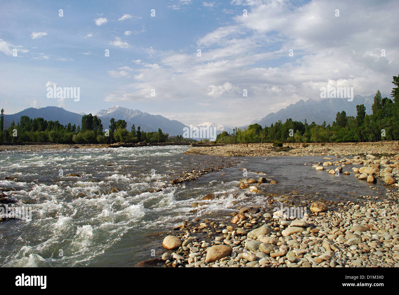 Lidder river on the way to Pahalgam, Jammu & Kashmir, India. 73 ...