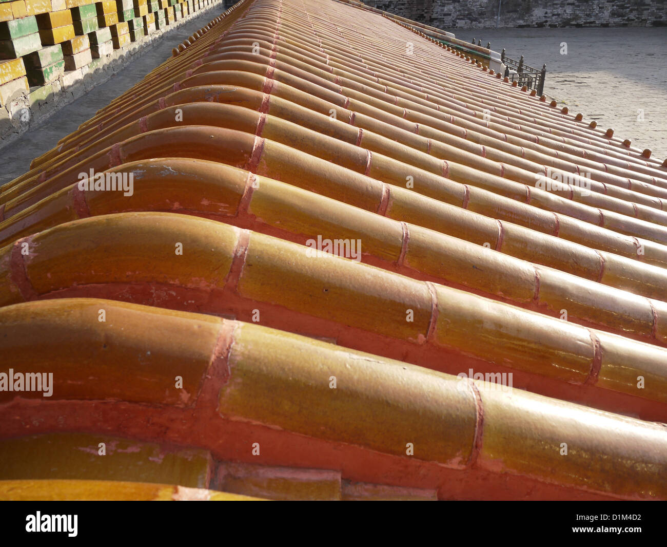 ancient chinese building roof top rooftop Stock Photo - Alamy