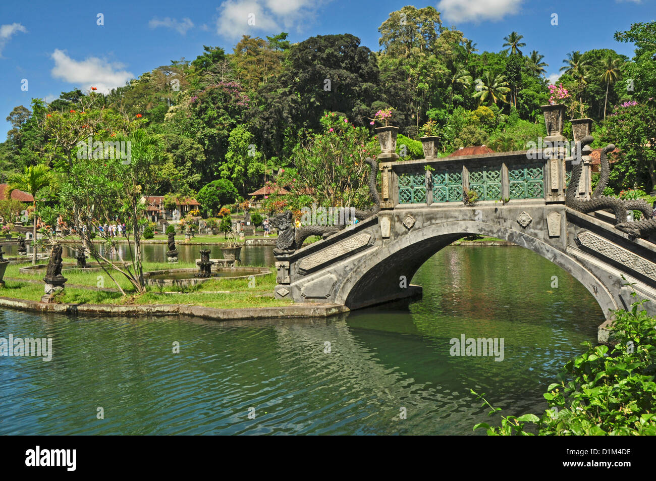 INDONESIA, Bali, Karangasem, ancient Water Palace, Taman Tirta Gangga ...